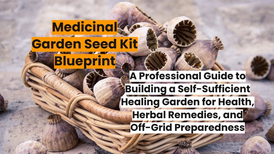 Medicinal Garden Seed Kit Blueprint for Self-Sufficient Herbal